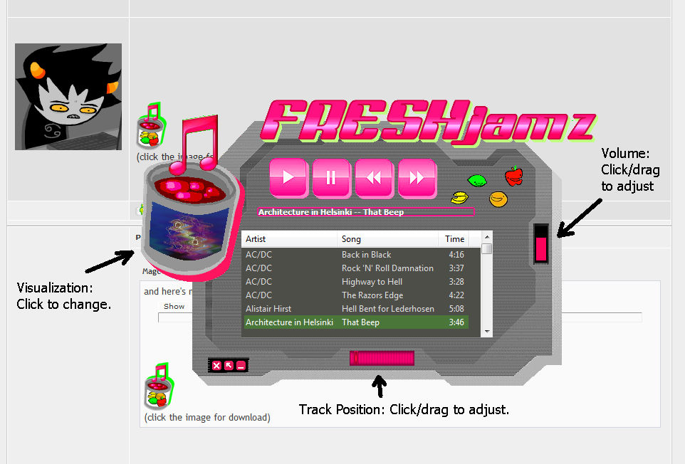 FreshJAMZ WMP Skin by elrunethe2nd on DeviantArt