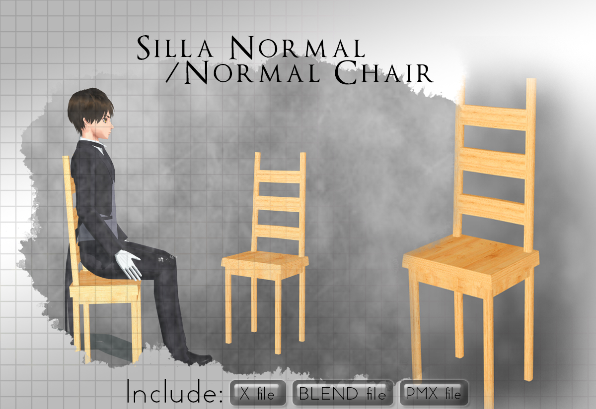 Silla Normal / Normal Chair by Yoshi-Akira on DeviantArt