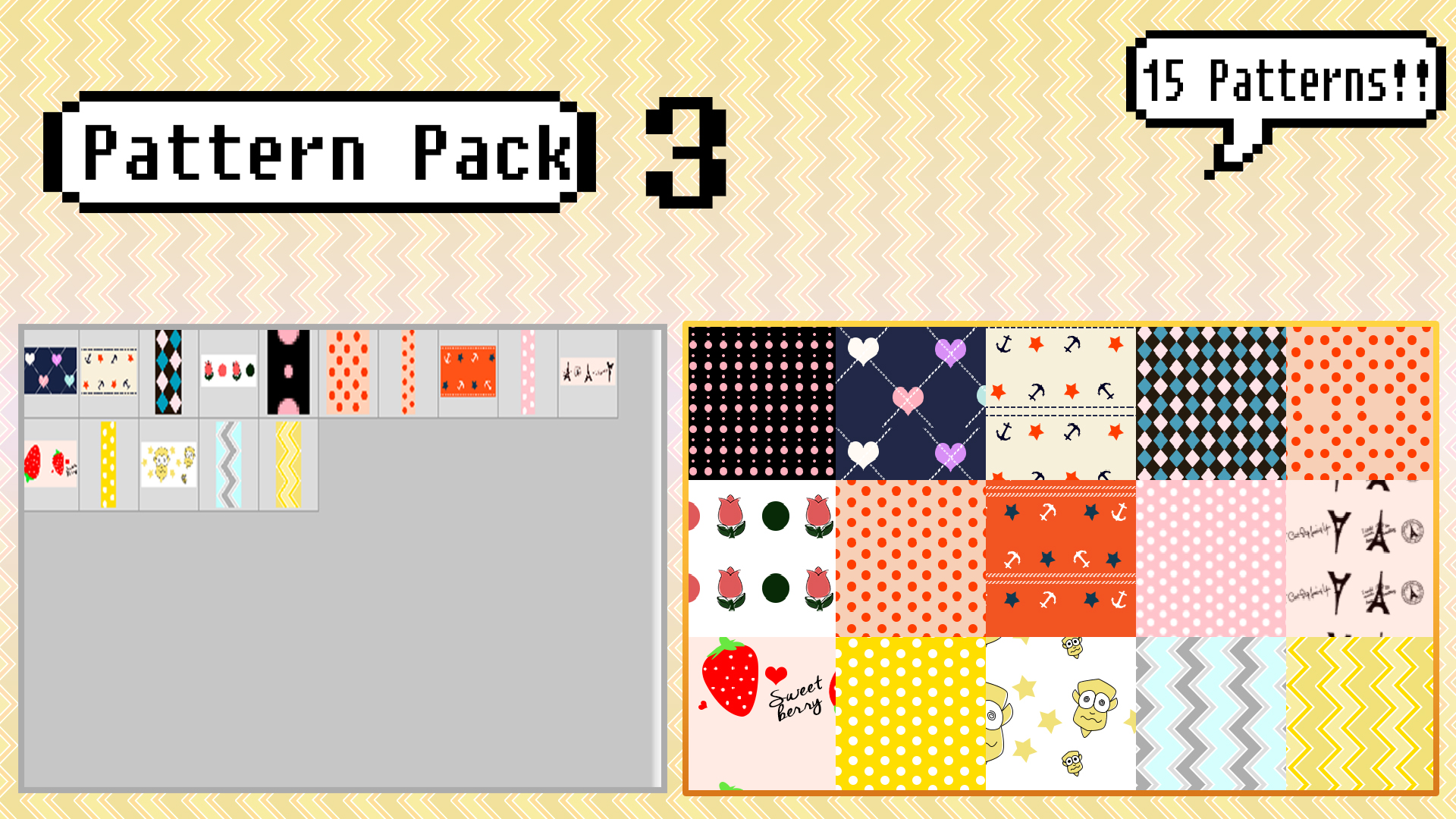 PS| Pattern Pack 3 [15] by Yoshi-Akira on DeviantArt
