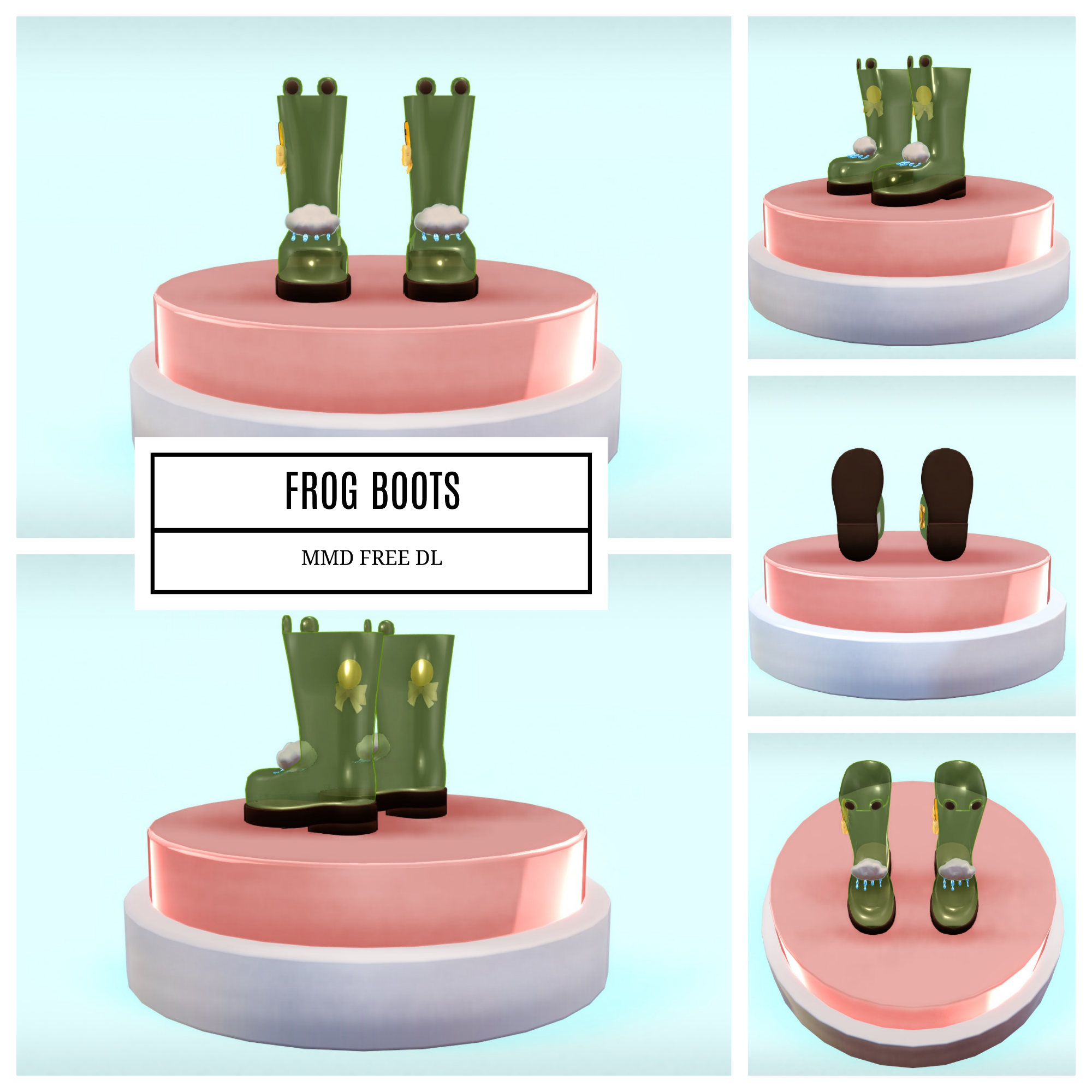 MMD | Frog Boots DL by Yoshi-Akira on DeviantArt
