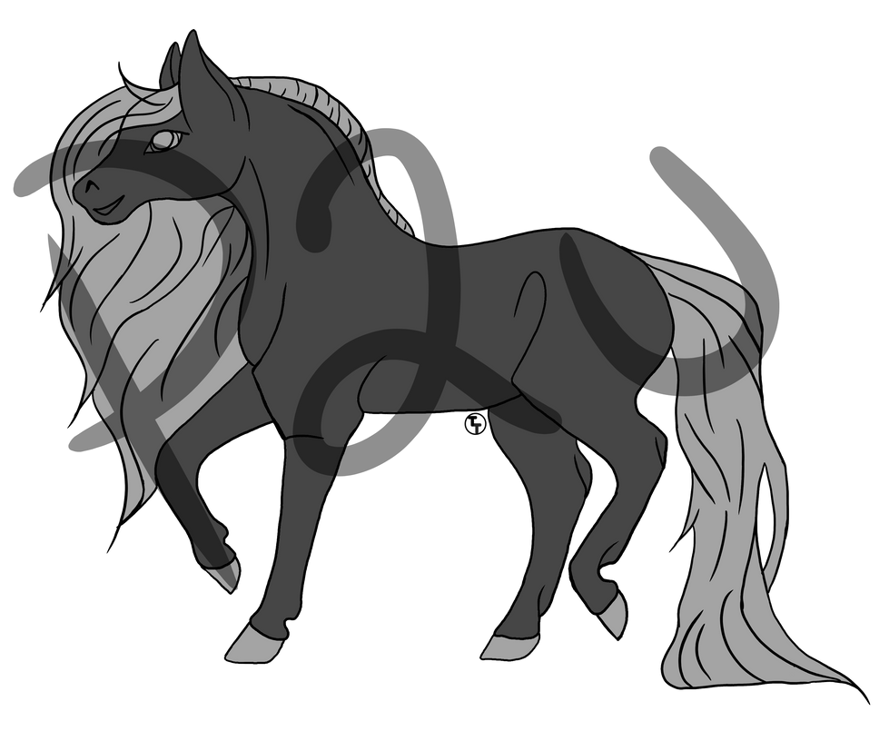Chibi Horse Pack Lineart by LonLonMilk1 on DeviantArt