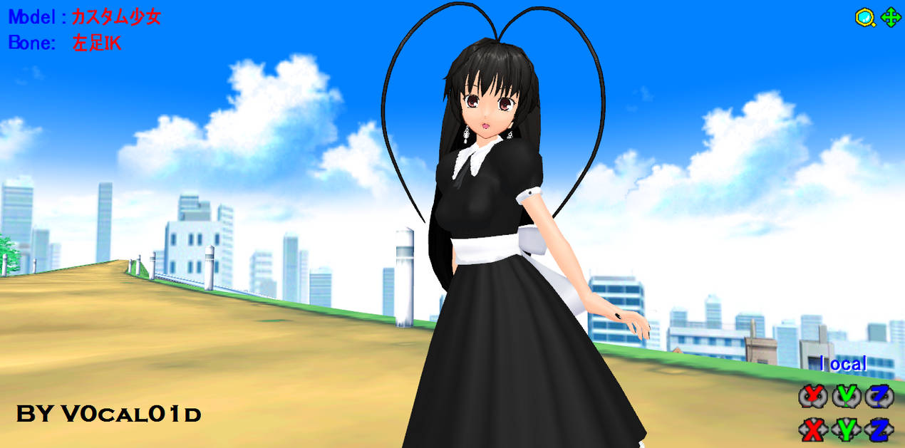 MMD 3DCG Megumi Model + DL by V0cal01d on DeviantArt