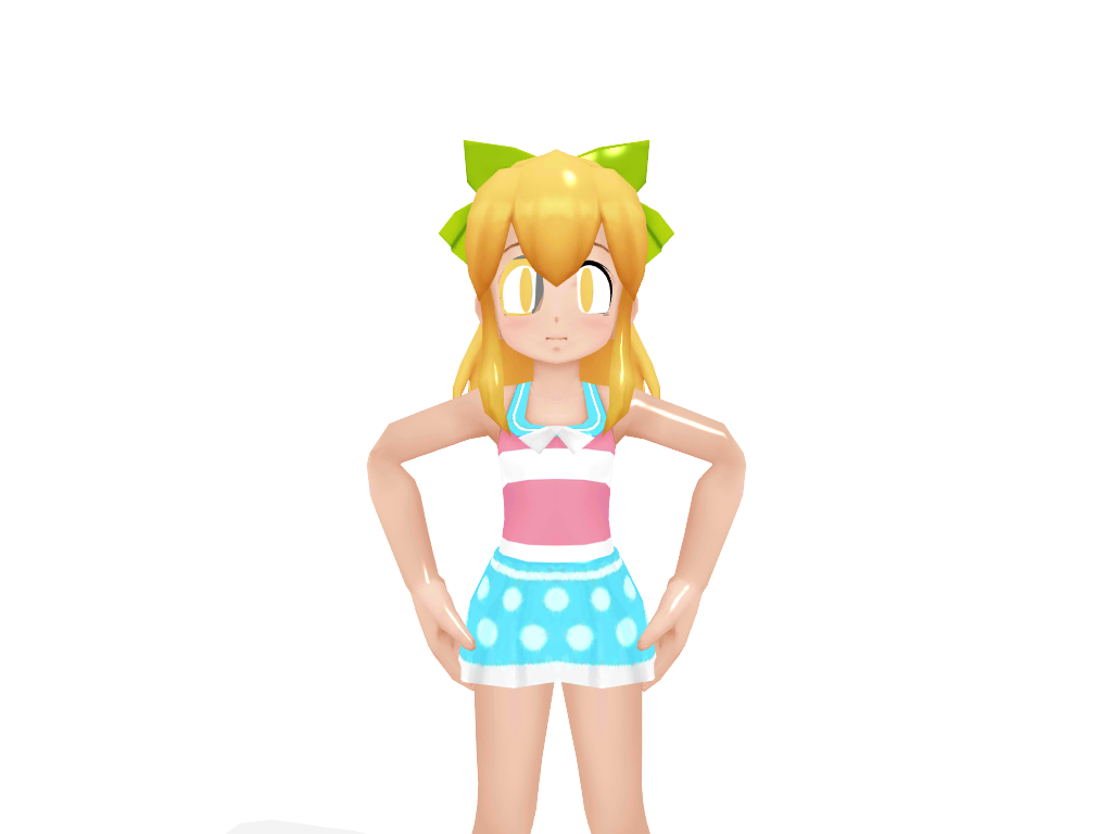 MMD Swimsuit Roll by nintendoweek on DeviantArt