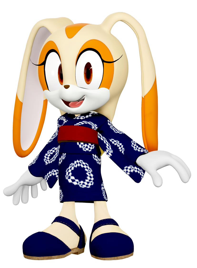 MMD Yukata Cream by nintendoweek on DeviantArt