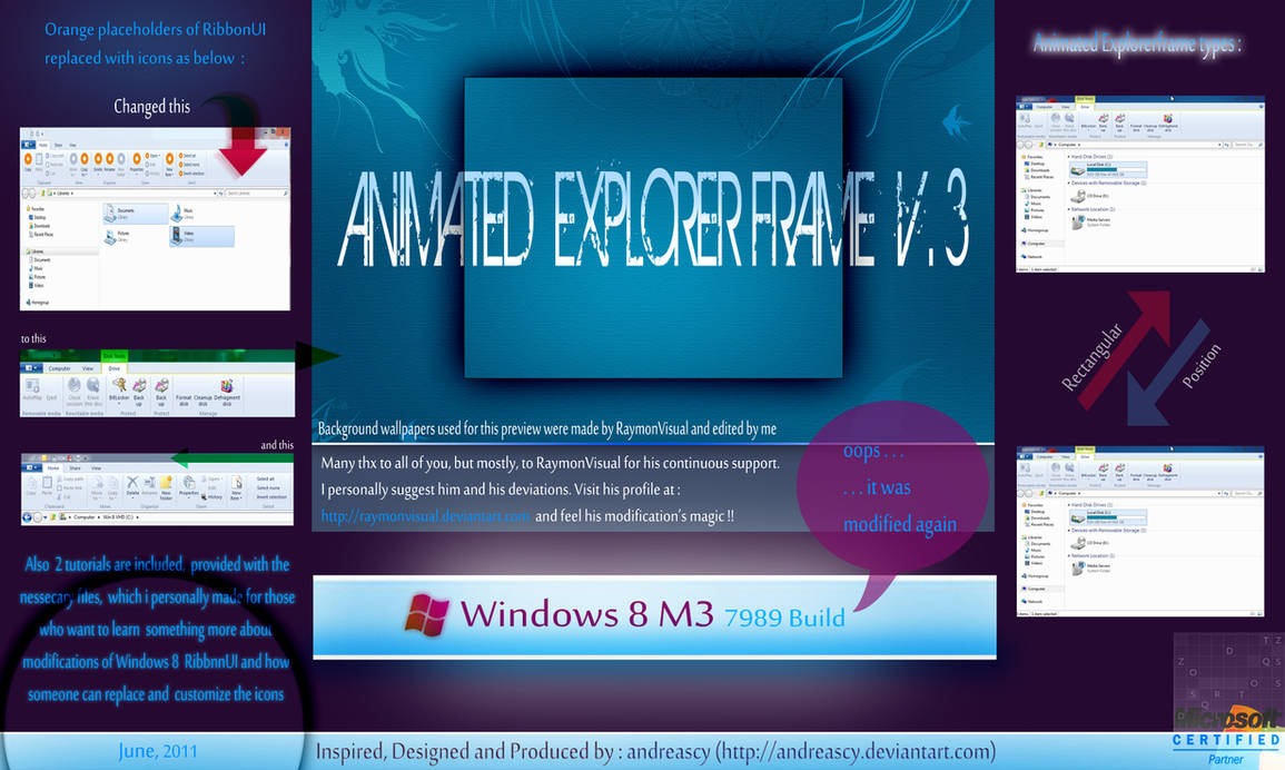 Animated ExplorerFrame V.3 by andreascy on DeviantArt