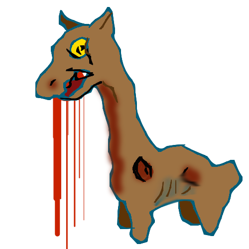 Zombie Llama by Poorartman on DeviantArt