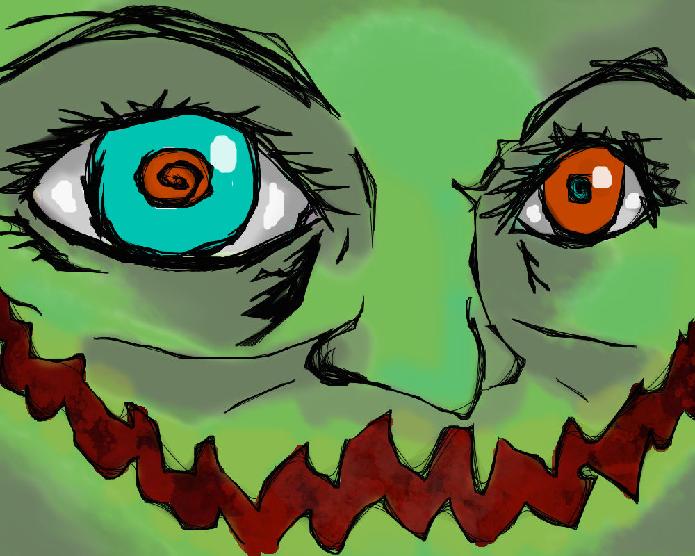 Up-close smiling Goblin face by Poorartman on DeviantArt