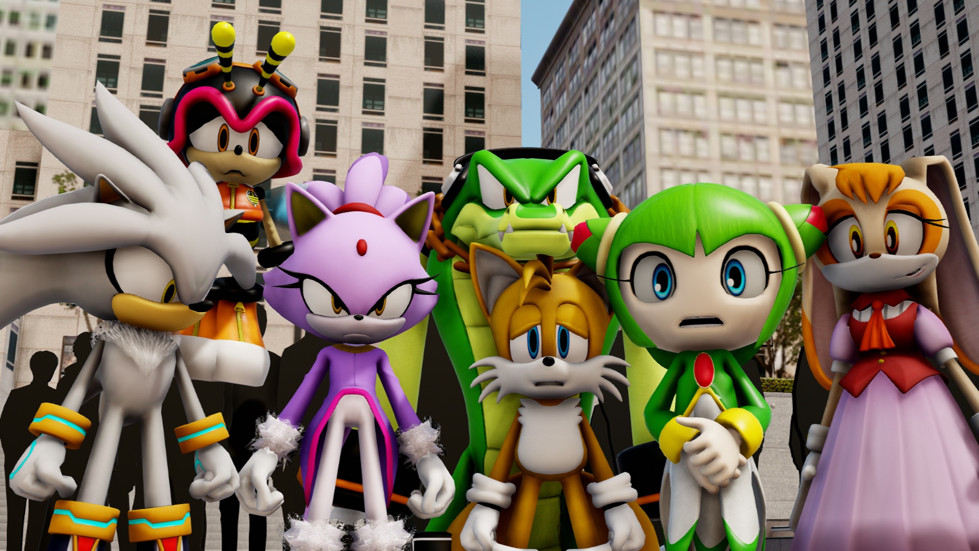 (MMD) Vanilla Vector Cosmo Tails Silver Blaze by Sonamy-World on DeviantArt