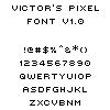 Victor's Pixel Font 1.0 by tybee on DeviantArt