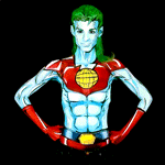 Captain Planet Bodypaint by KayPikeFashion on DeviantArt