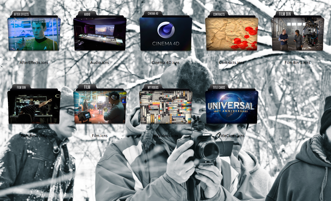 [9] Film Folder Icons by frankmareno on DeviantArt