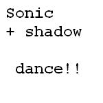 Sonic and shadow dance by f-sonic on DeviantArt