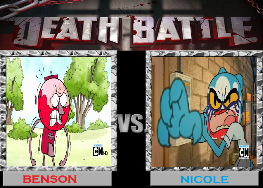 Cn Death Battle Benson vs Nicole Watterson by HitmonchanMan on DeviantArt