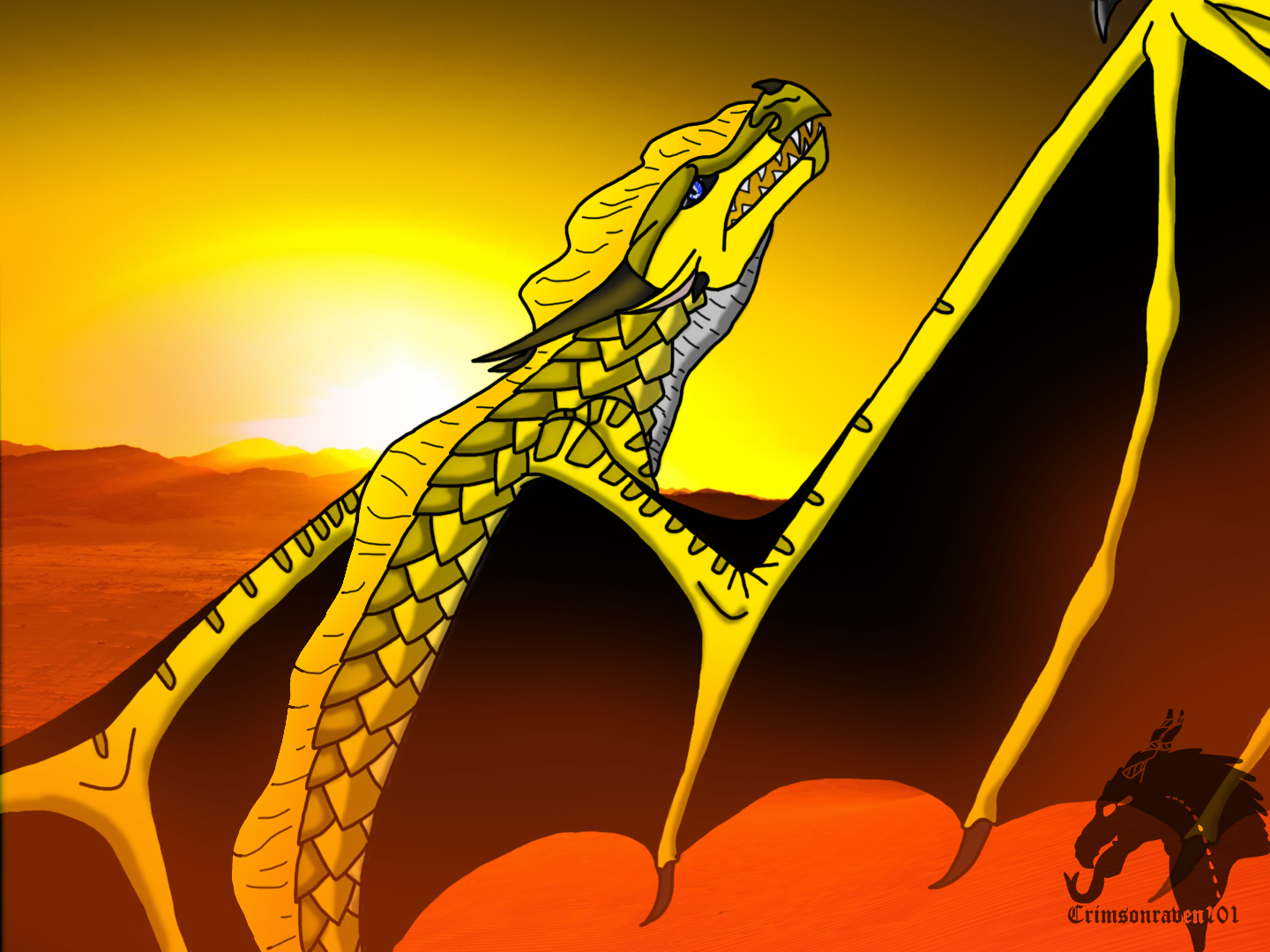Arid the SandWing by CrimsonCreations101 on DeviantArt