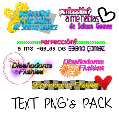 pack text Png. by anabbieber on DeviantArt