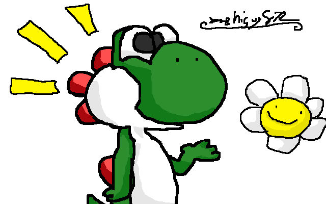 Yoshi Yahoo!!!! by NekoMation on DeviantArt