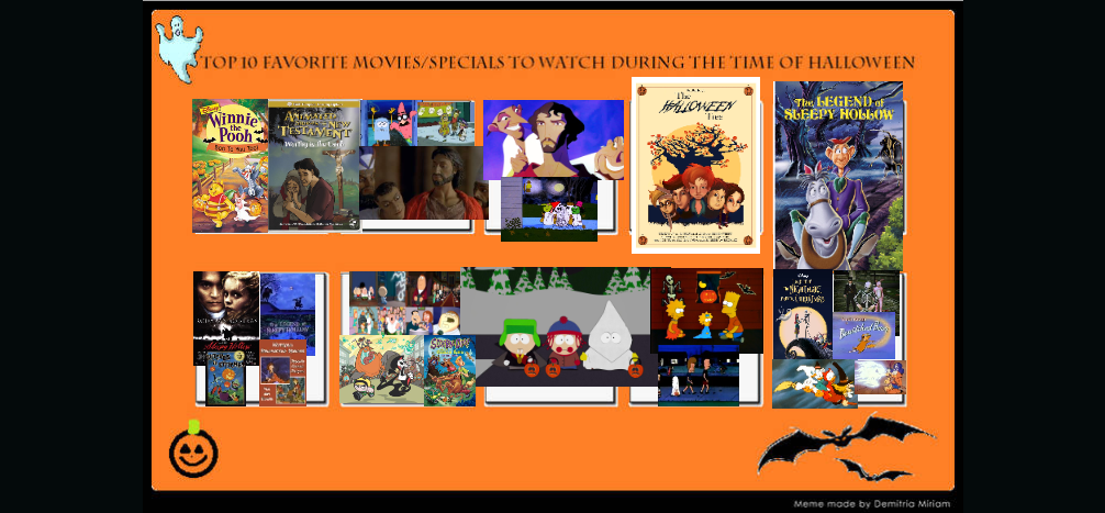 top Ten Halloween movies and tv by mymeilarose917 on DeviantArt