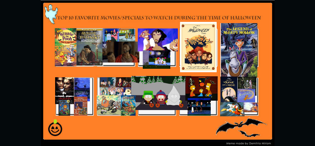 top Ten Halloween movies and tv by mymeilarose917 on DeviantArt