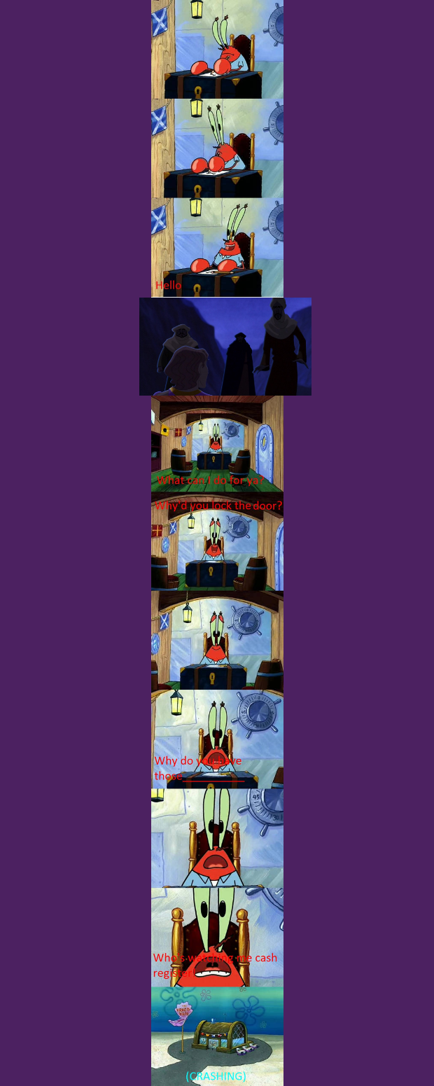 Slave Traders Mad Mr Krabs by mymeilarose917 on DeviantArt