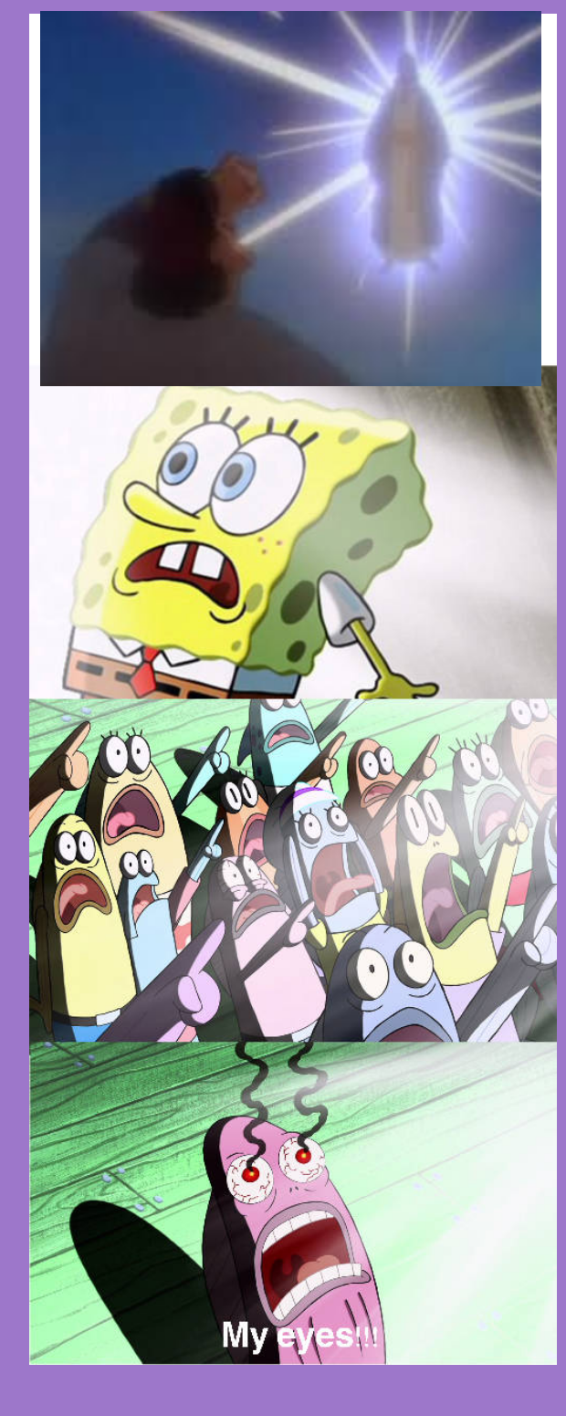Spongebob Believe Eyes At Jesus Light by mymeilarose917 on DeviantArt