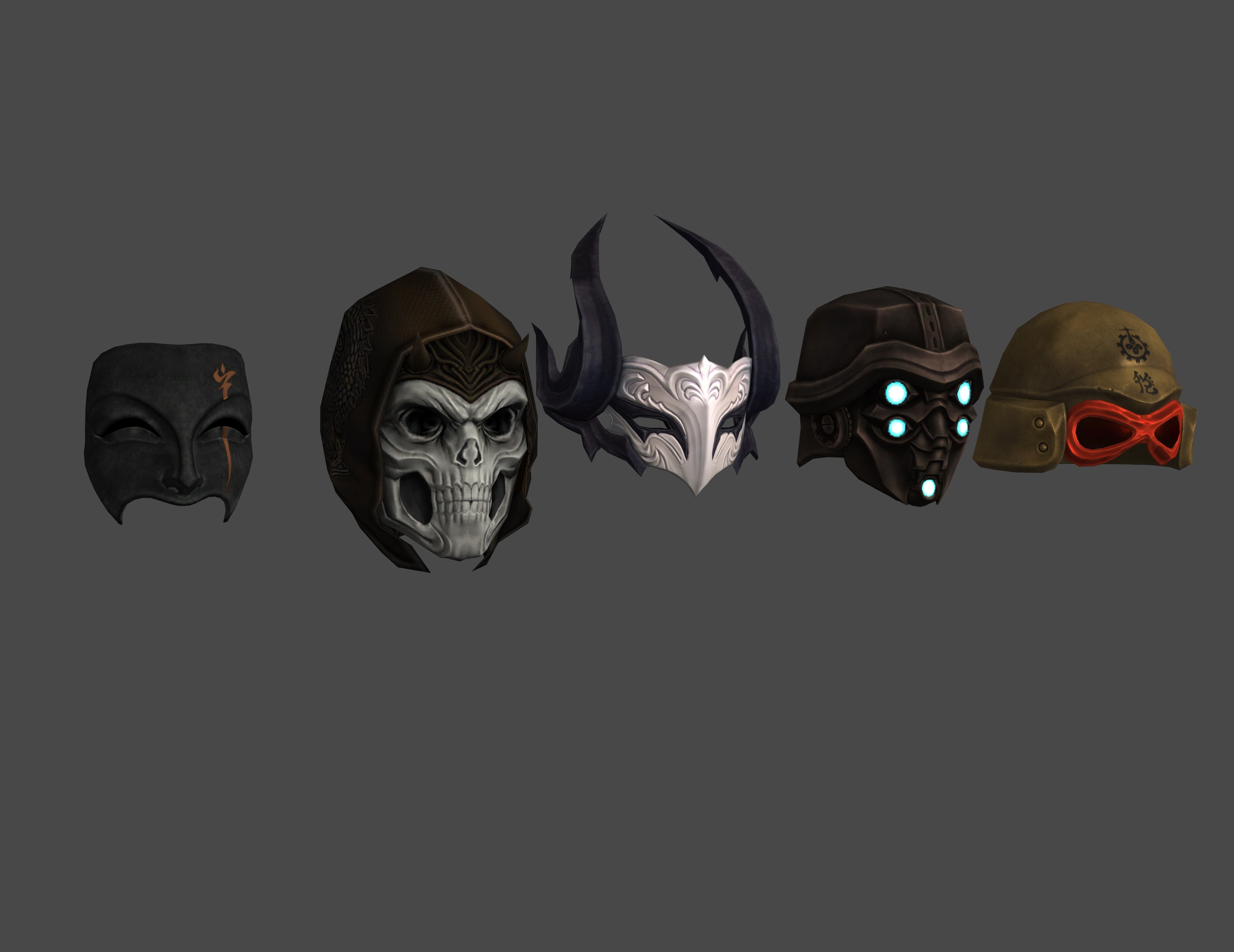 BnS Mask Set 2 for xps by o-DV89-o on DeviantArt