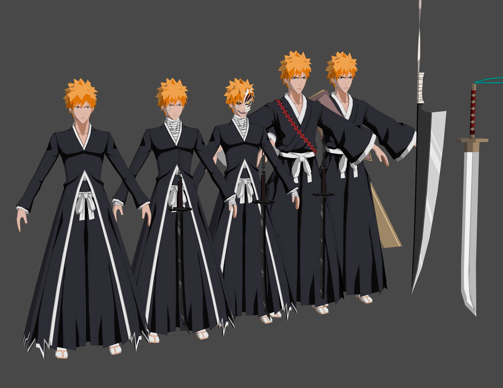 Bleach: Paradise Lost Ichigo pack 1 by o-DV89-o on DeviantArt