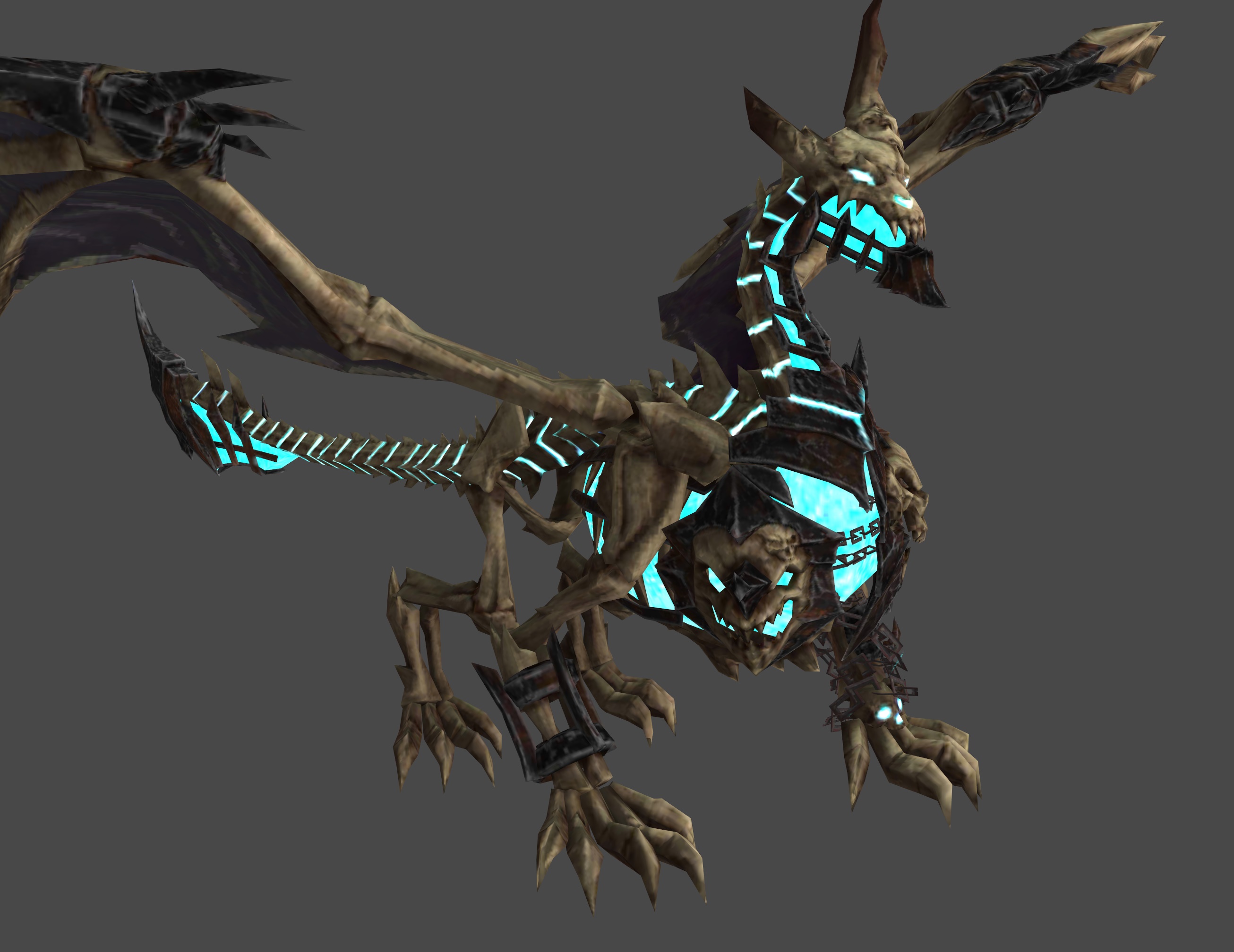 Demon Slayer:Mob_Deadland_Skeleton_Dragon for XPS by o-DV89-o on DeviantArt