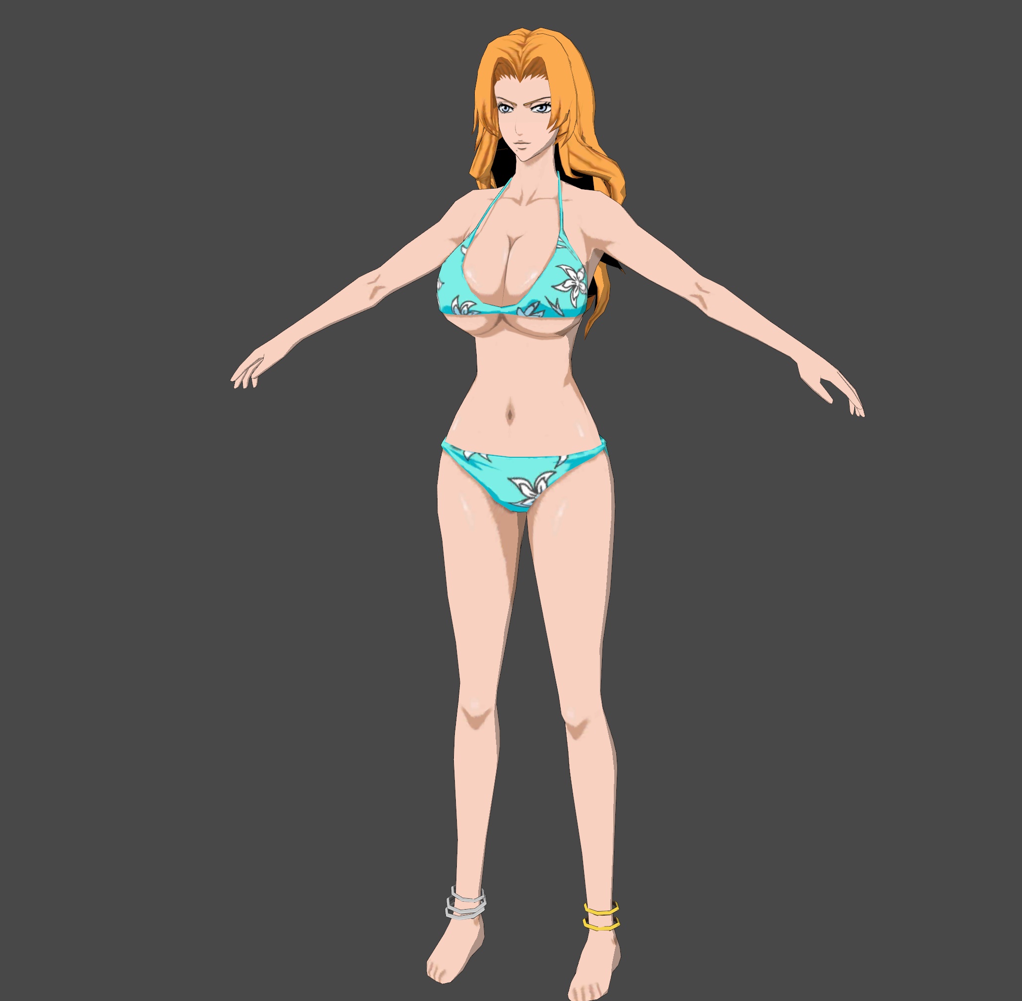 Bleach Mobile 3D - Rangiku Bikini for XPS by o-DV89-o on DeviantArt