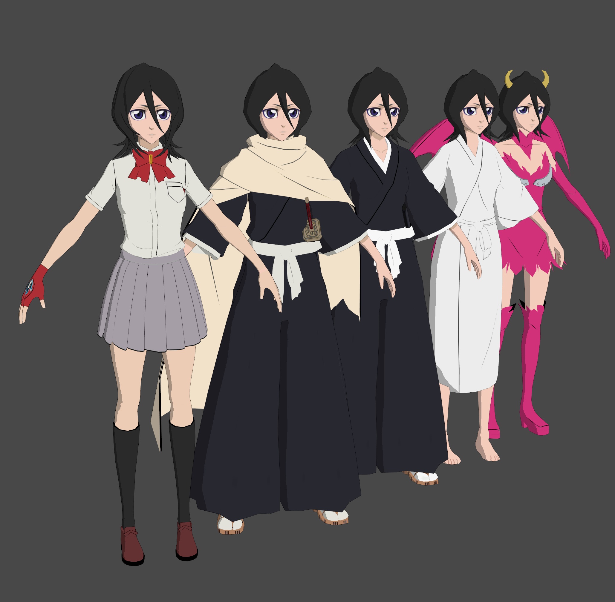 Bleach KyoKai Reiatsu Taiketsu - Rukia Pack by o-DV89-o on DeviantArt