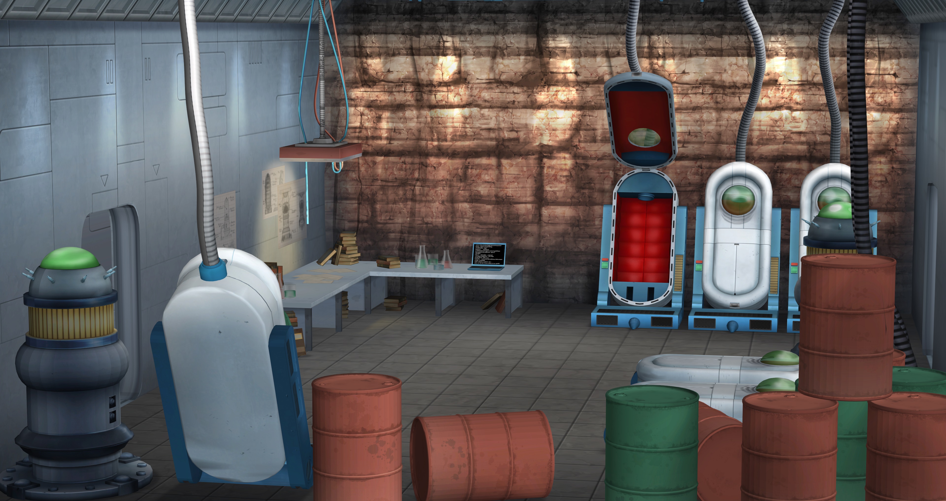 DBFZ - Dr.Gero's Lab for XPS by o-DV89-o on DeviantArt