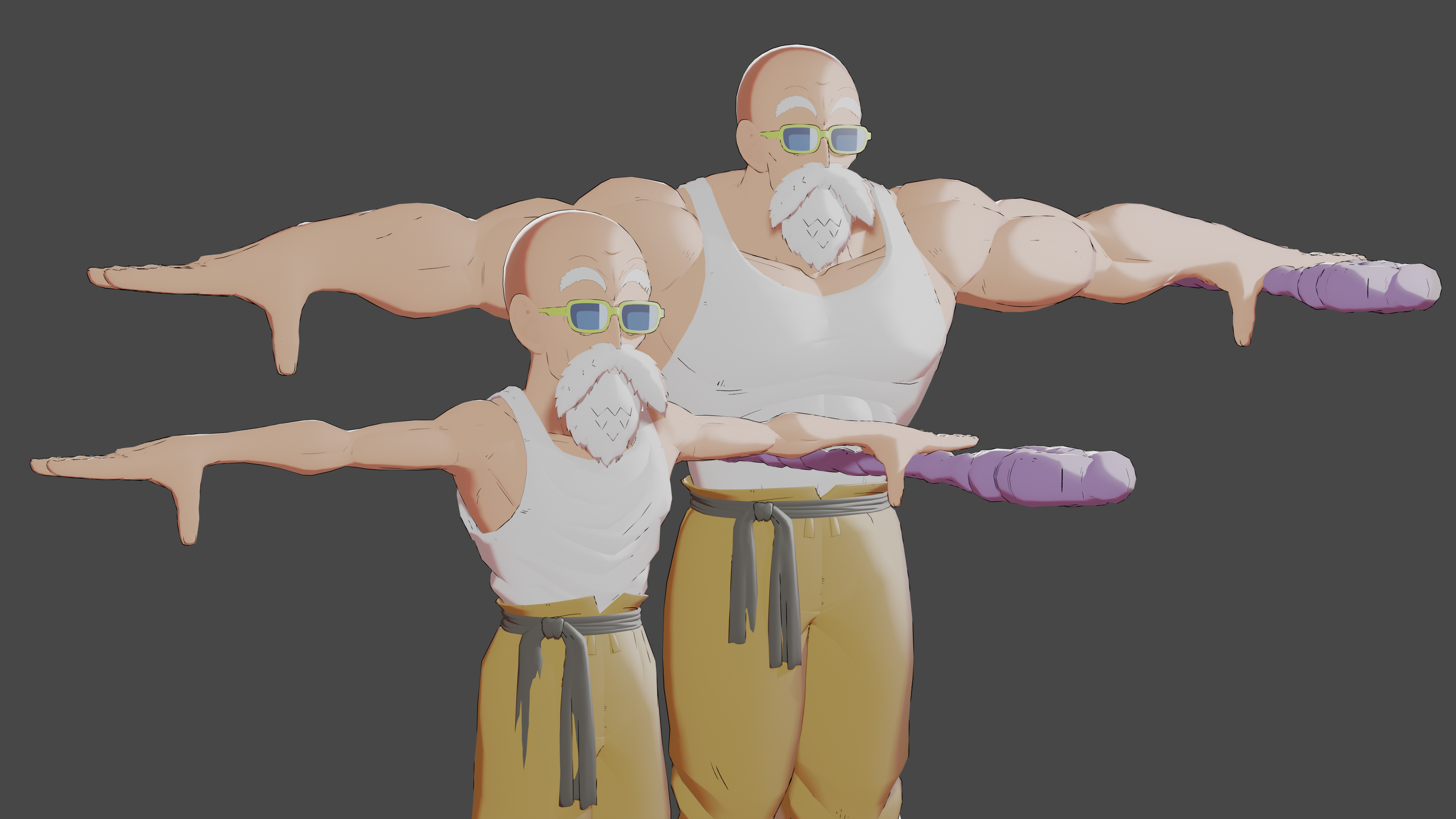 Dragonball FighterZ - Master Roshi Pack for XPS by o-DV89-o on DeviantArt