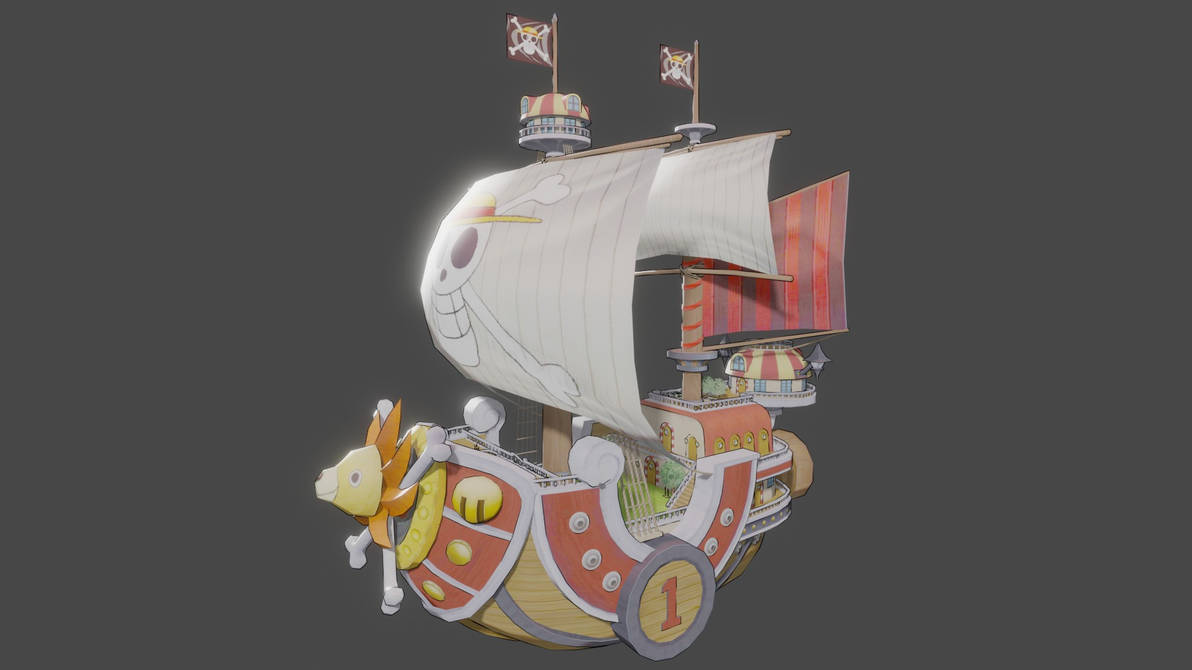 One Piece Burning Will - Thousand Sunny for XPS by o-DV89-o on DeviantArt