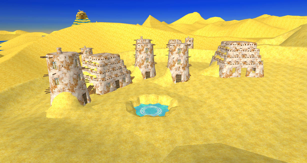 One Piece UWR - Alabasta Desert Village for XPS by o-DV89-o on DeviantArt