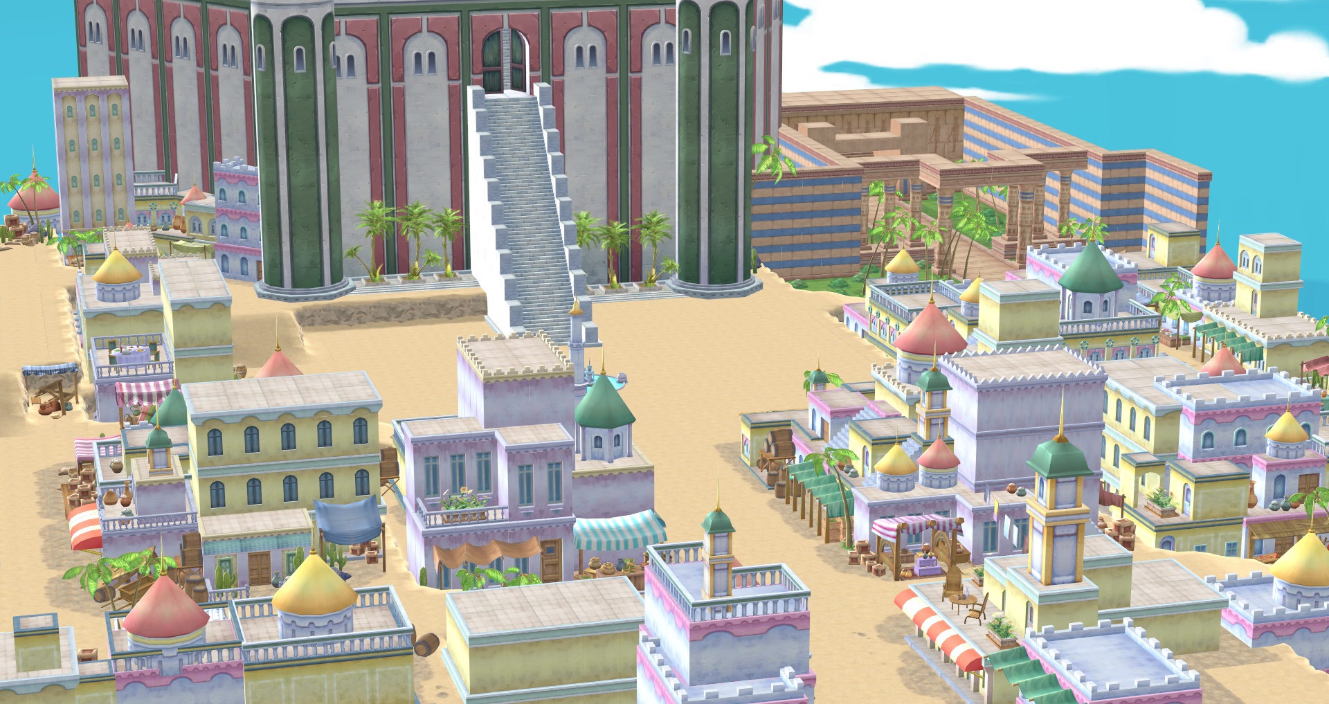 OPBW - Alabasta Plaza XPS/OBJ by o-DV89-o on DeviantArt