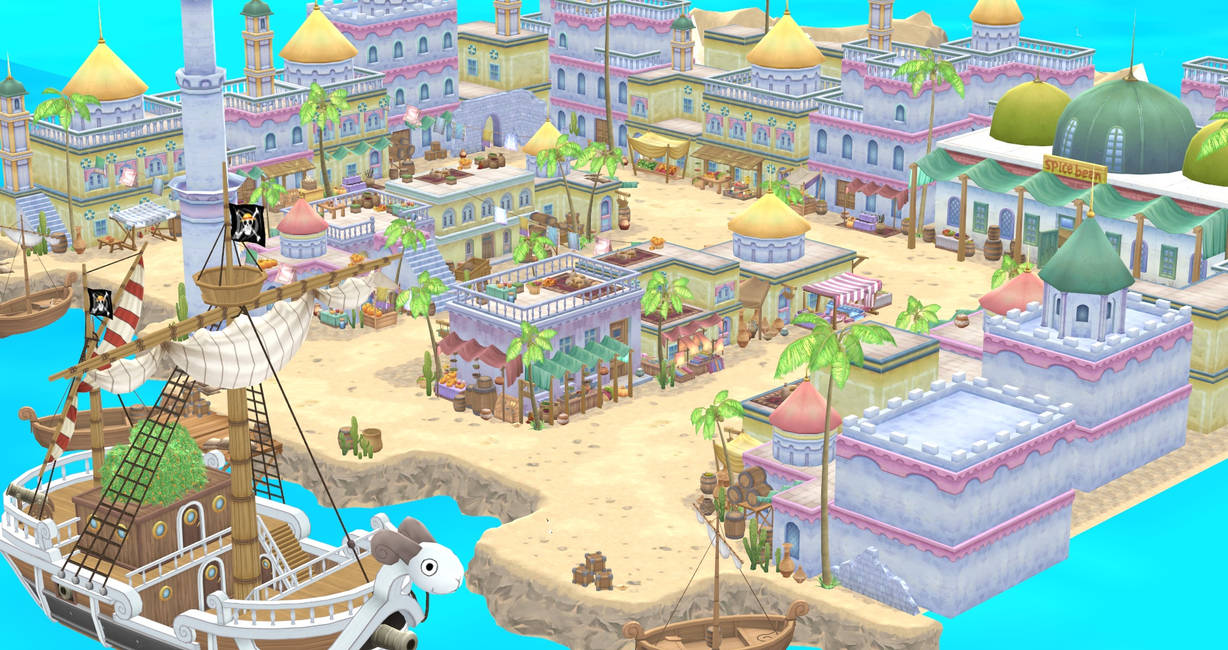 OPBW - Alabasta Market XPS/OBJ by o-DV89-o on DeviantArt