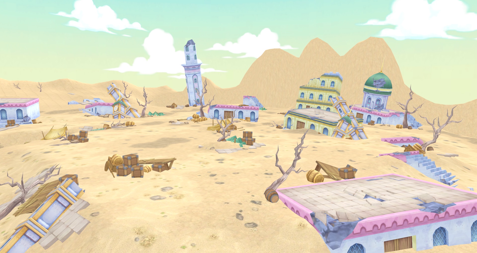 OPBW - Alabasta Village Ruins XPS/FBX by o-DV89-o on DeviantArt