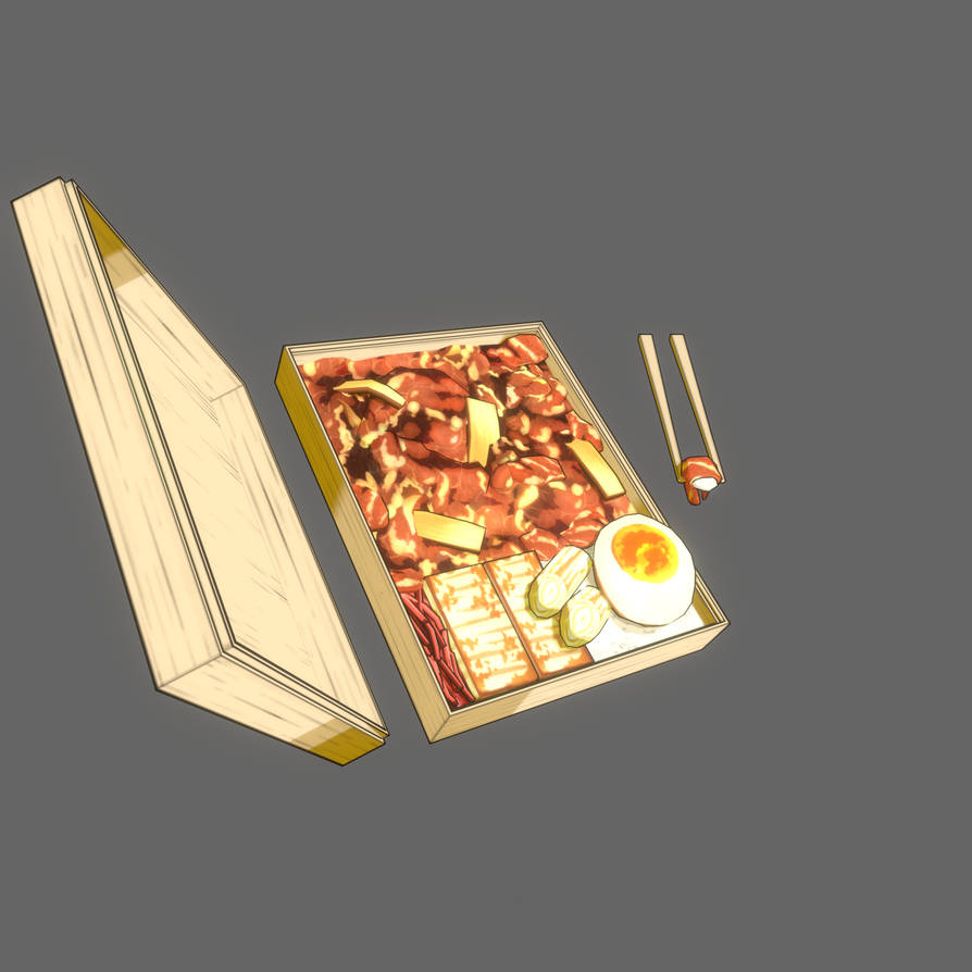 DSHKC Bento Box Set XPS by o-DV89-o on DeviantArt