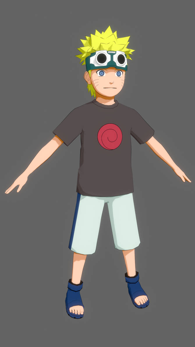 NUNS4 - Naruto (Child) XPS by o-DV89-o on DeviantArt