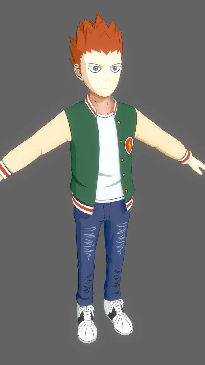 Mob Psycho 100 - Sho Suzuki XPS/FBX by o-DV89-o on DeviantArt