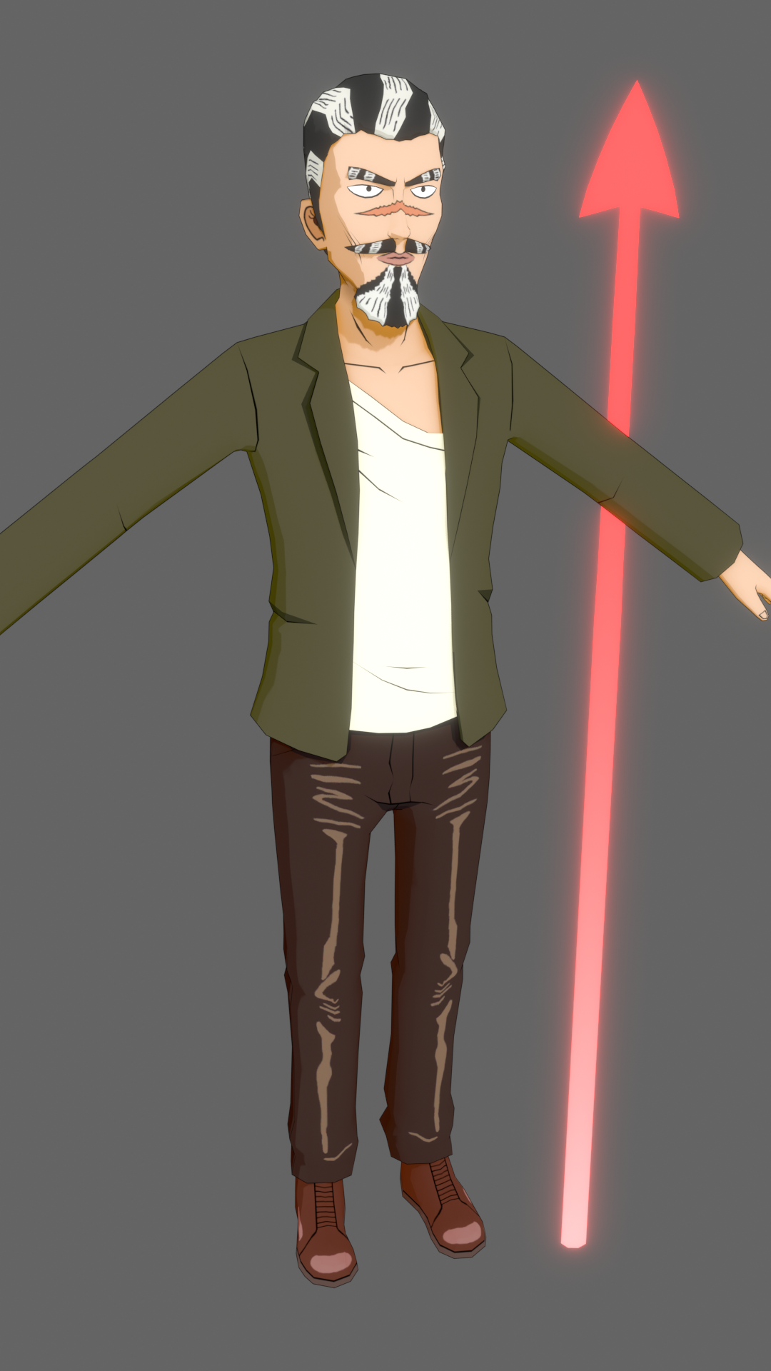 Mob Psycho 100 Psychic Battle - Terada XPS/FBX by o-DV89-o on DeviantArt