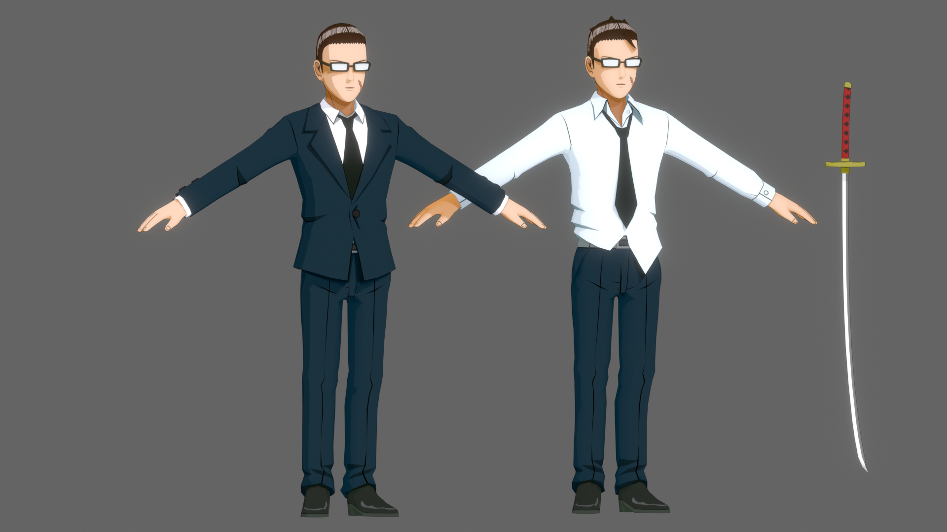 Mob Psycho 100 Psychic Battle - Sakurai XPS/FBX by o-DV89-o on DeviantArt