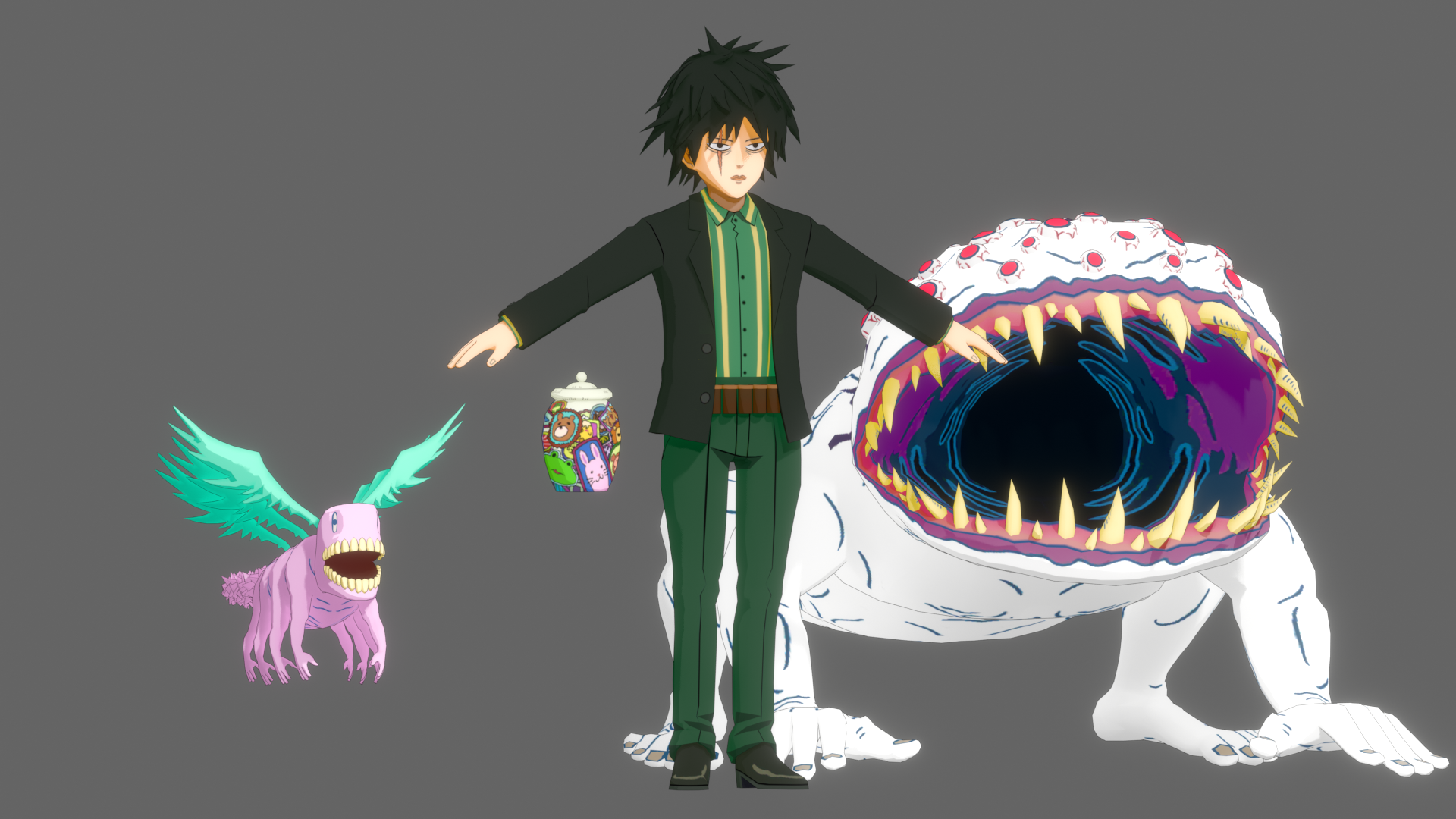 Mob Psycho 100 Psychic Battle - Matsuo pack by o-DV89-o on DeviantArt