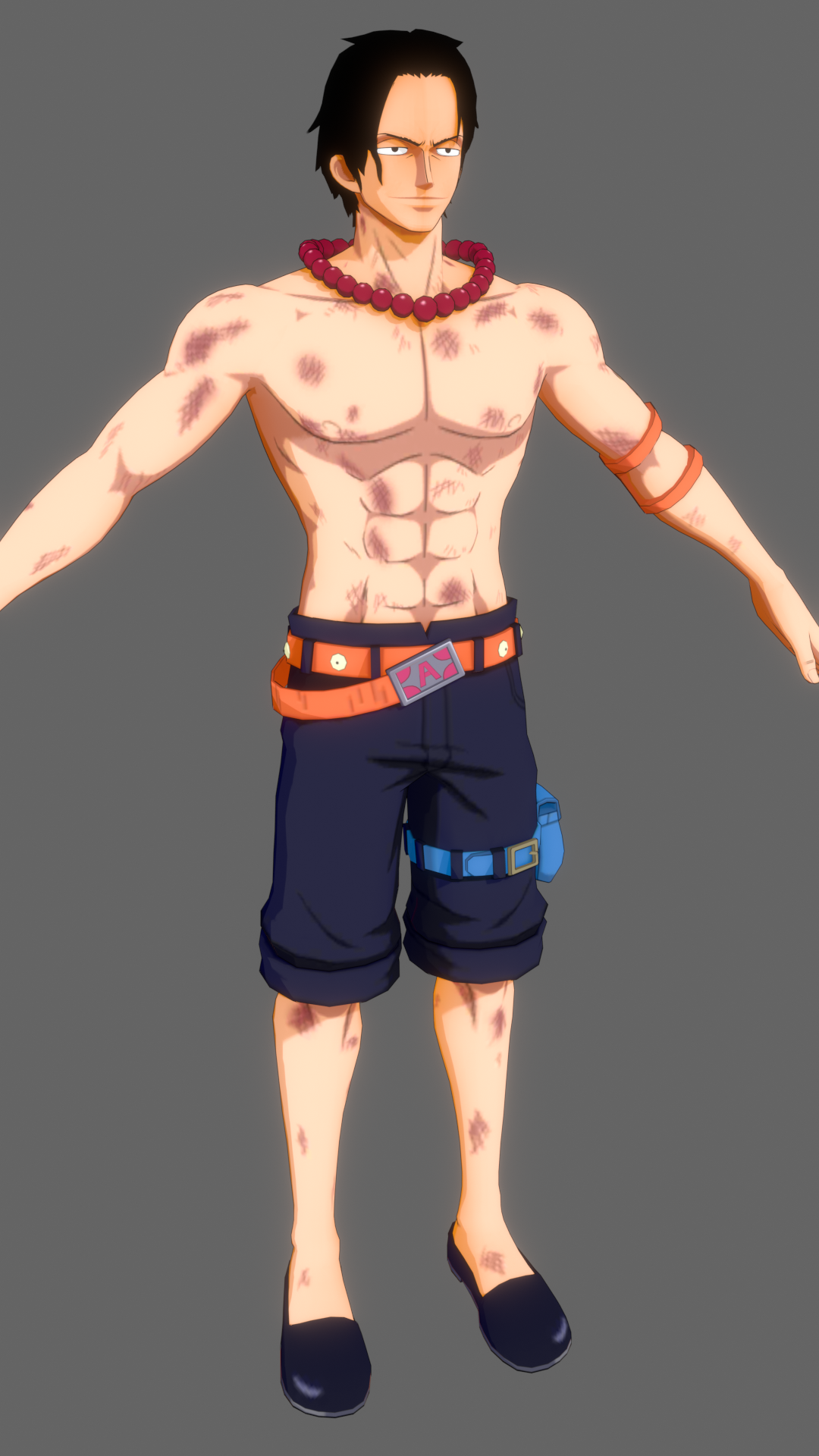 OPFP - Portgas D Ace (Marineford) XPS/FBX by o-DV89-o on DeviantArt