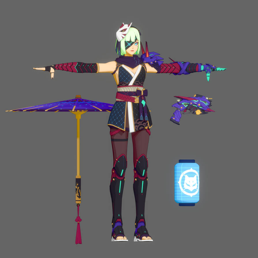 Ace Force - Silver (Skin 04) XPS/FBX by o-DV89-o on DeviantArt