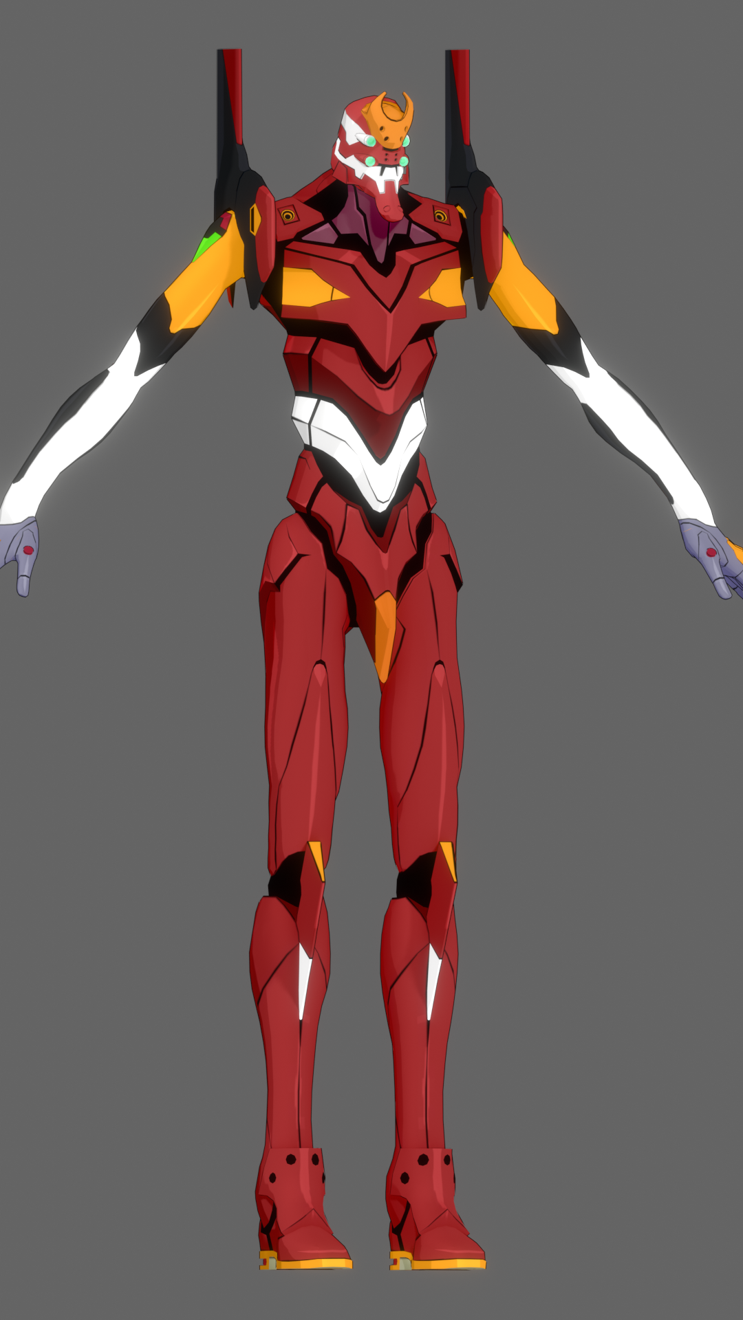 Evangelion Battlefields - Unit 02 XPS/GLTF by o-DV89-o on DeviantArt