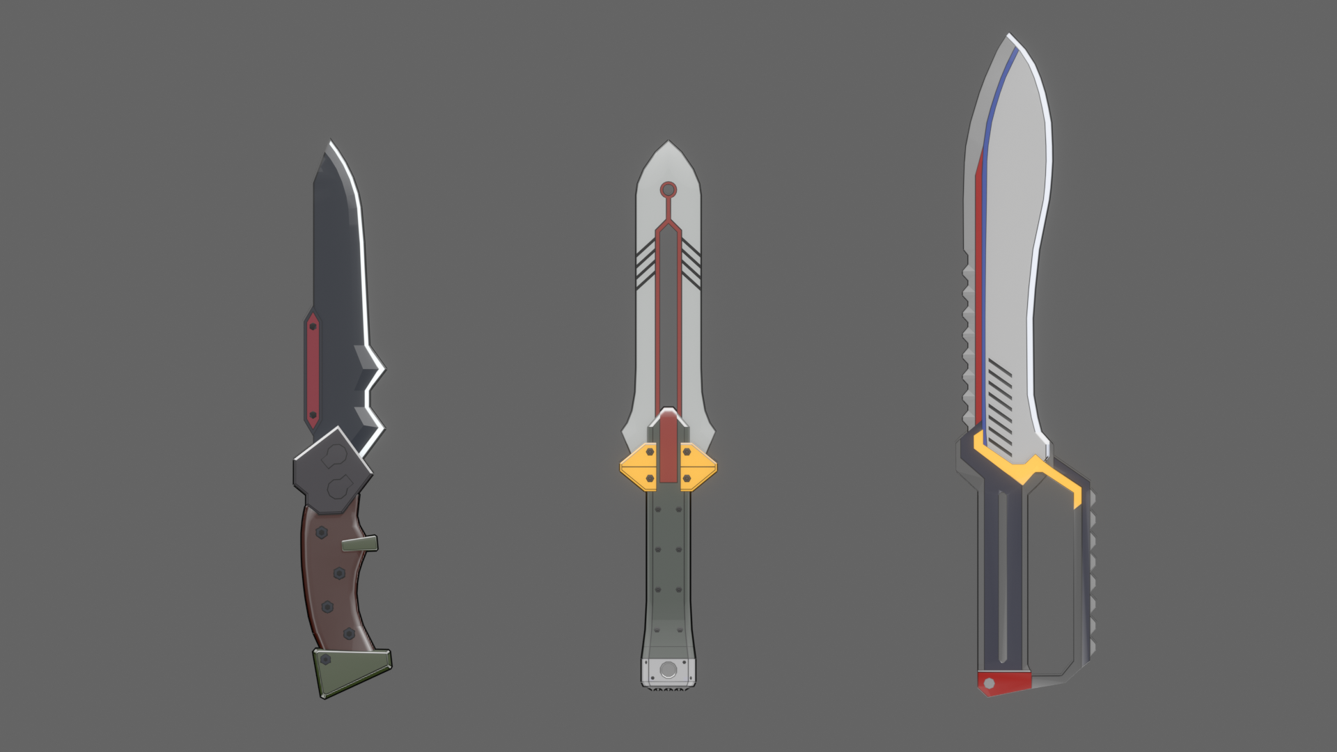 Evangelion Battlefields - Knives XPS/GLTF by o-DV89-o on DeviantArt