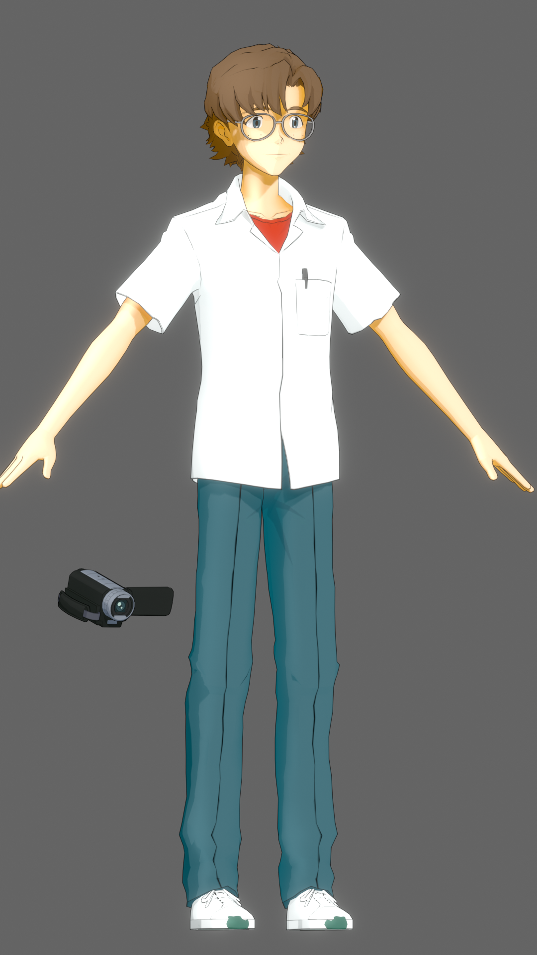 Evangelion Battlefields - Kensuke XPS/GLTF by o-DV89-o on DeviantArt