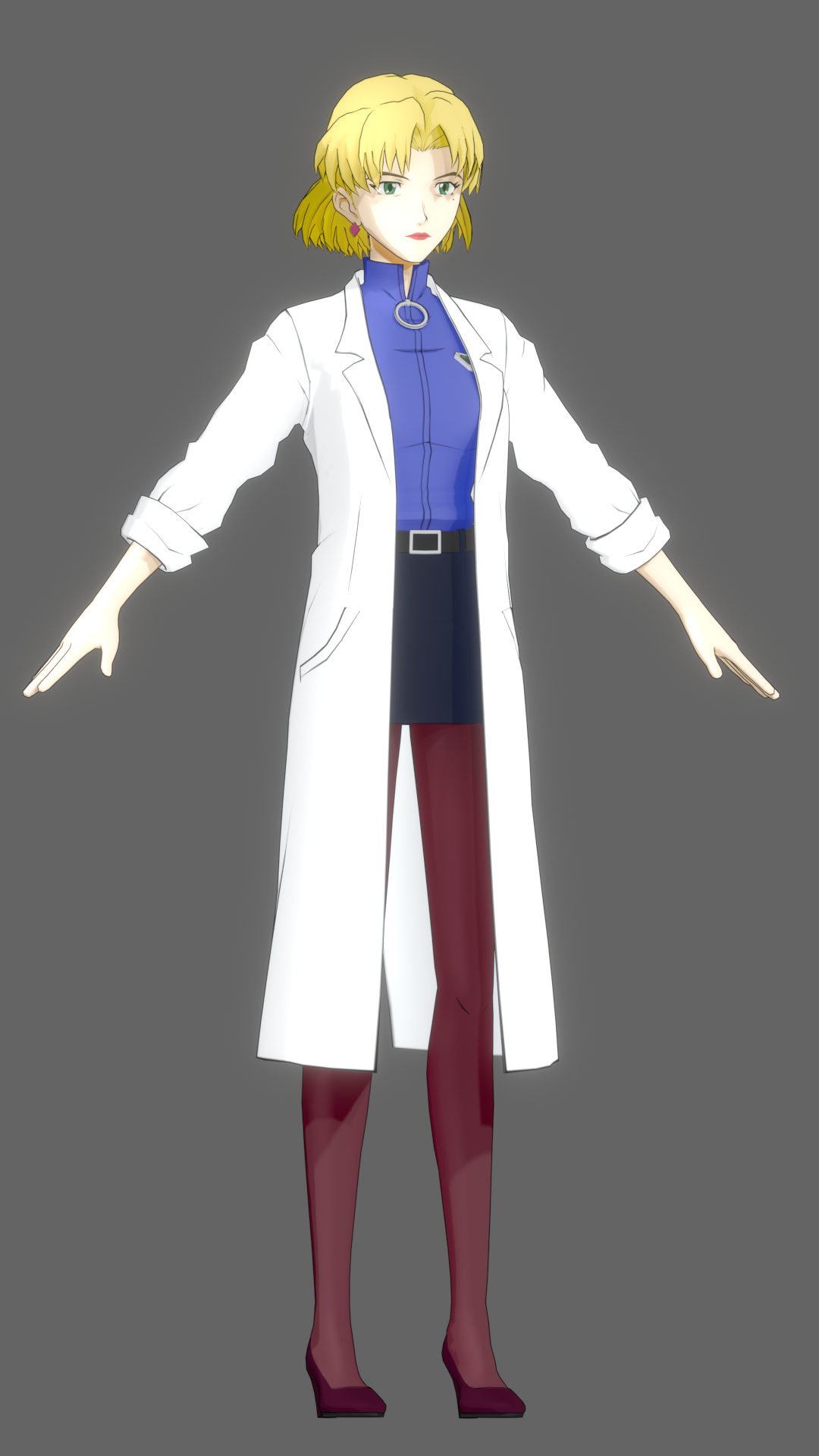 Evangelion Battlefields - Ritsuko Akagi XPS/GLTF by o-DV89-o on DeviantArt