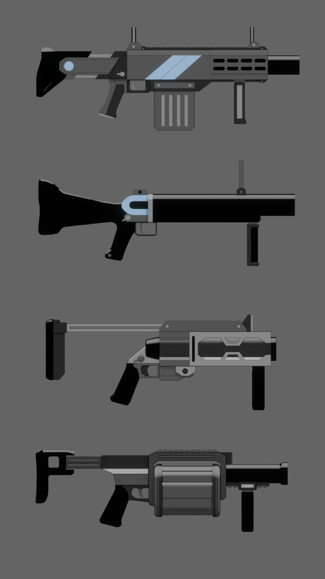 Evangelion Battlefields-Grenade Launchers XPS/GLTF by o-DV89-o on ...