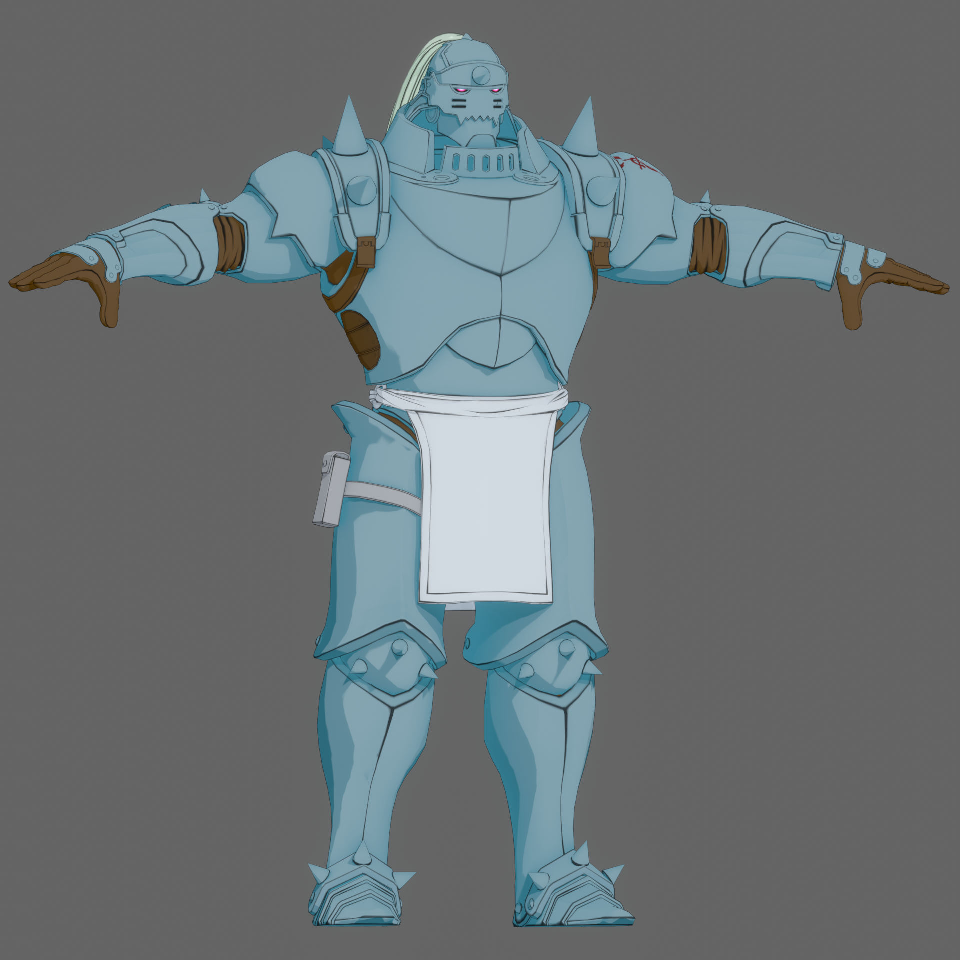 FMA Mobile - Alphonse XPS/FBX by o-DV89-o on DeviantArt